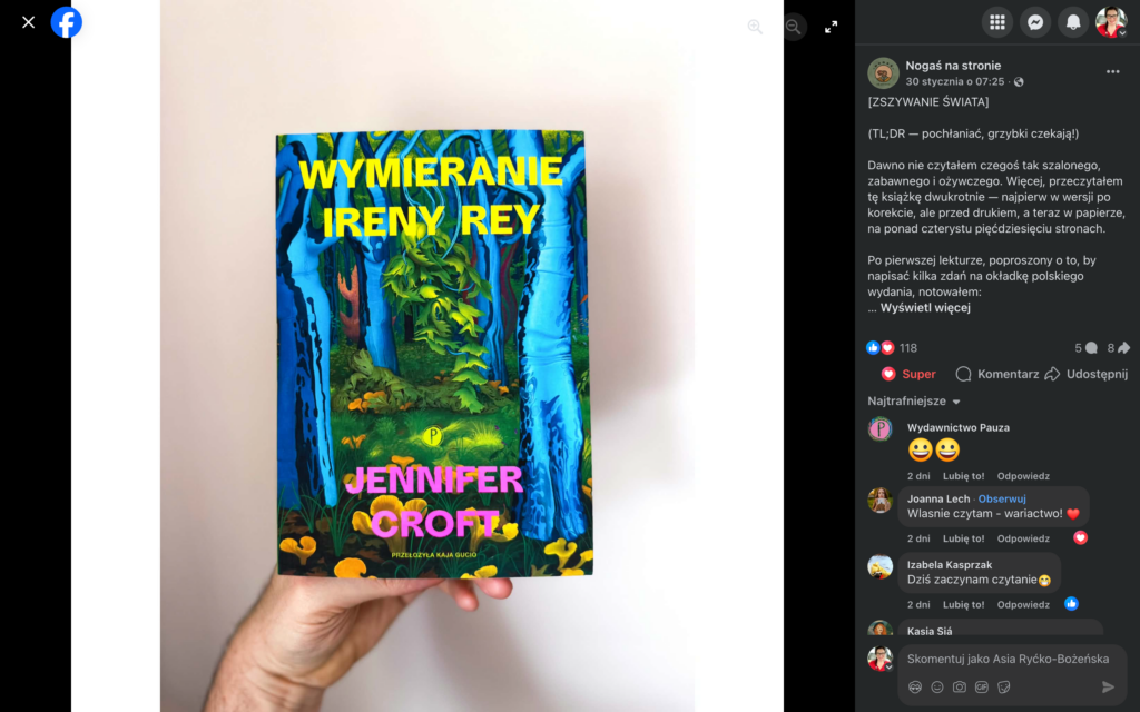 Zszywanie świata – Michał Nogaś pisze o książce „Wymieranie Ireny Rey ...